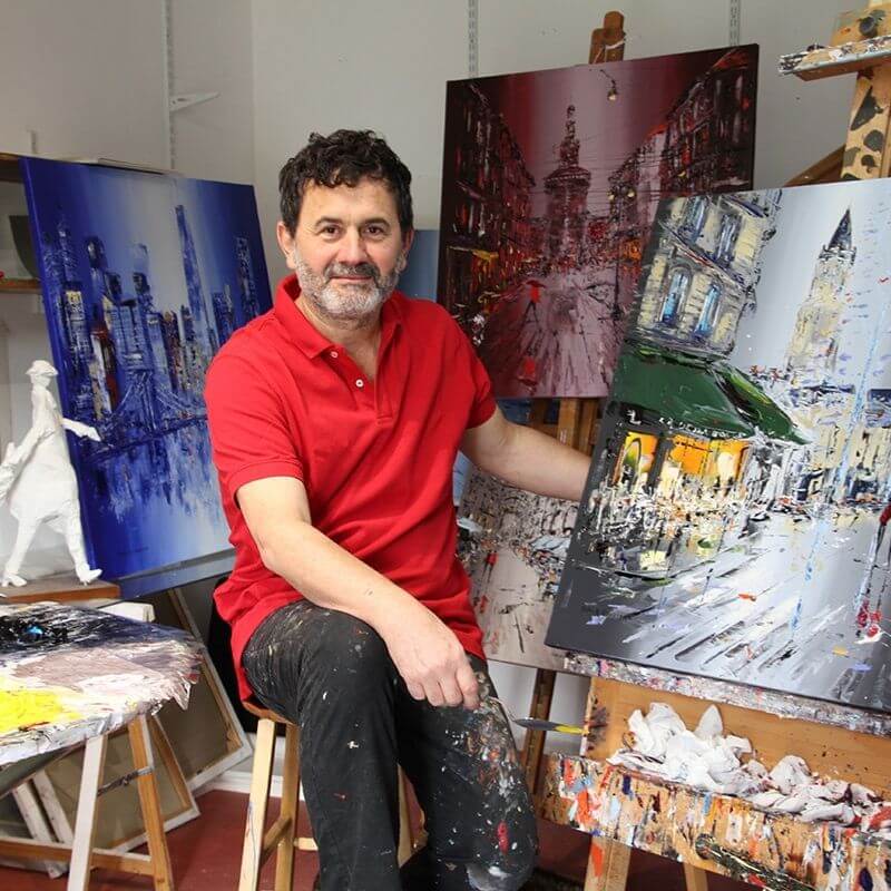 Discover the painter Patrick Rousseau