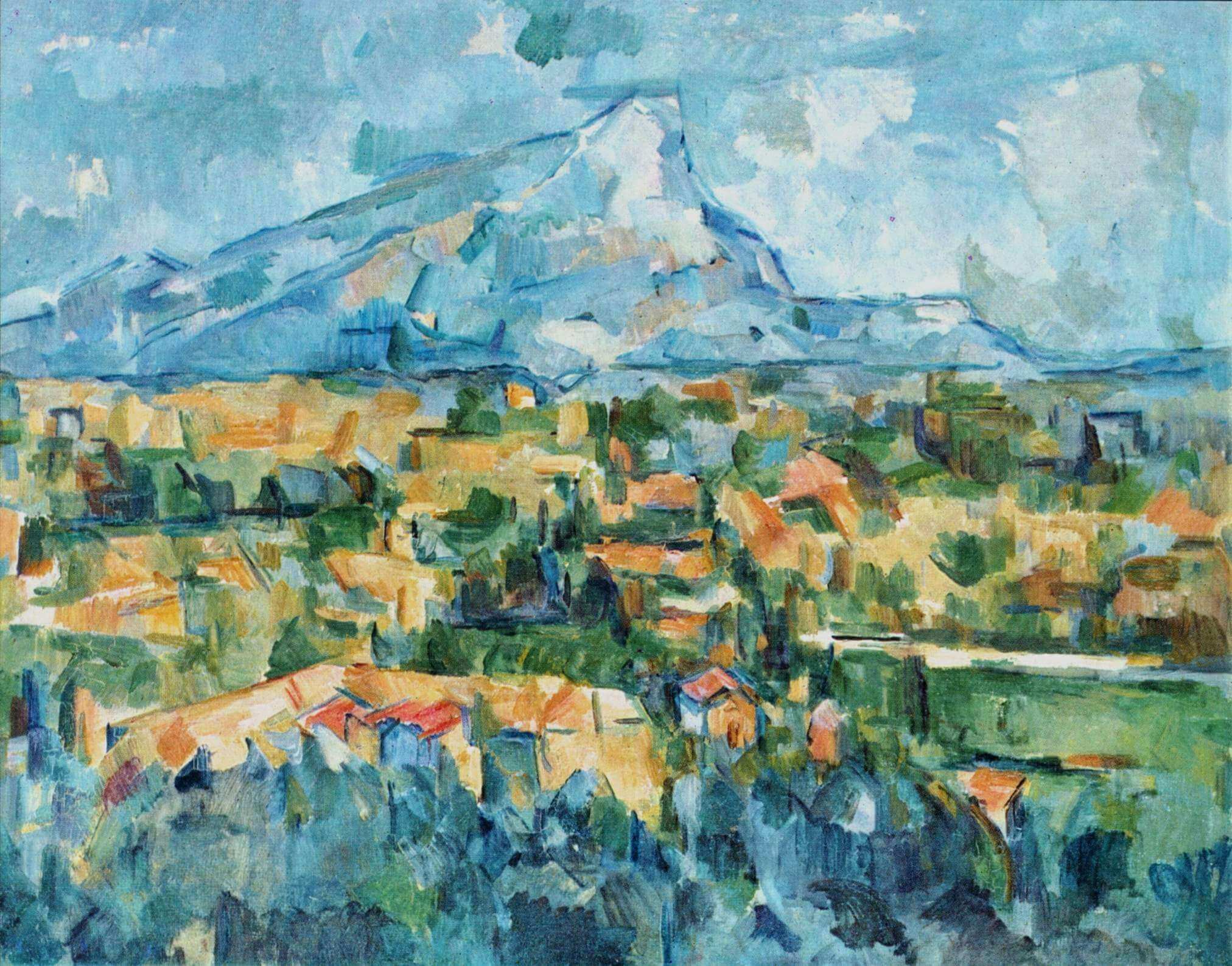 The Sainte-Victoire inspires Paul Cezanne in his paintings.