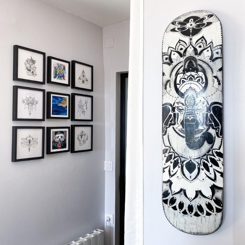 Skateboard de décoration : pour une touche d'originalité