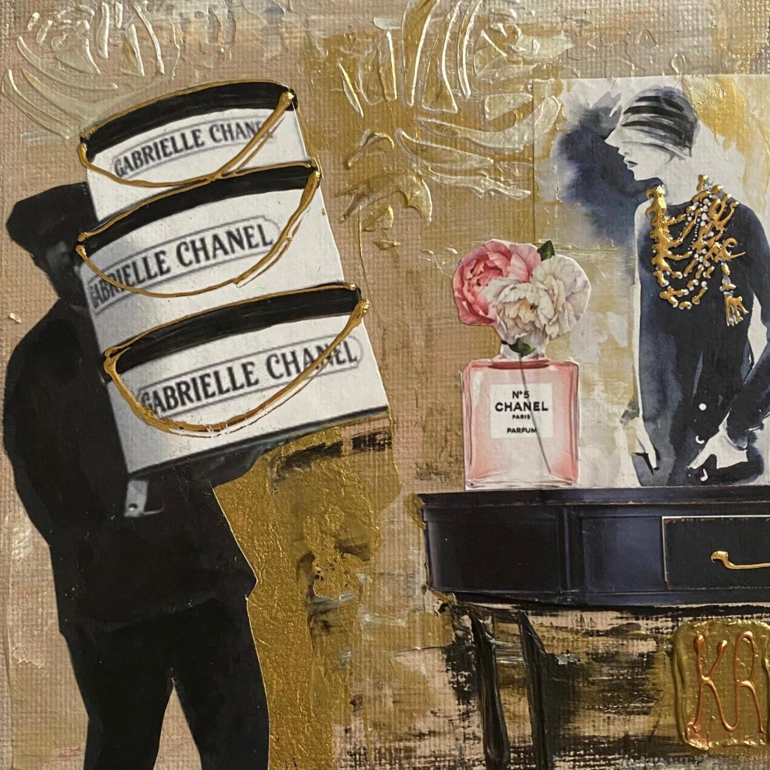 Painting Gabrielle by Romanelli Karine | Carré d'artistes